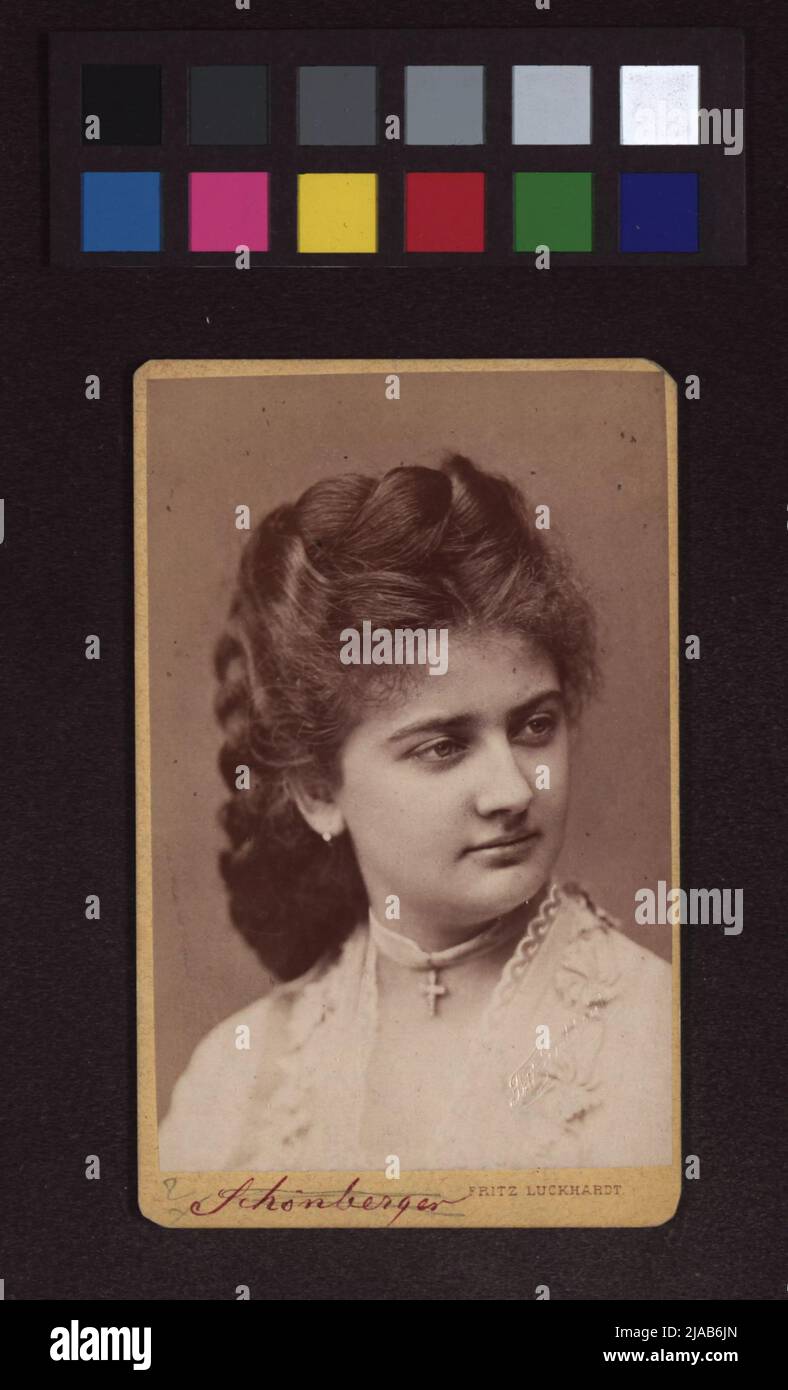 Minnie Hauck (1851-1929), opera singer. Fritz Luckhardt (1843-1894 ...