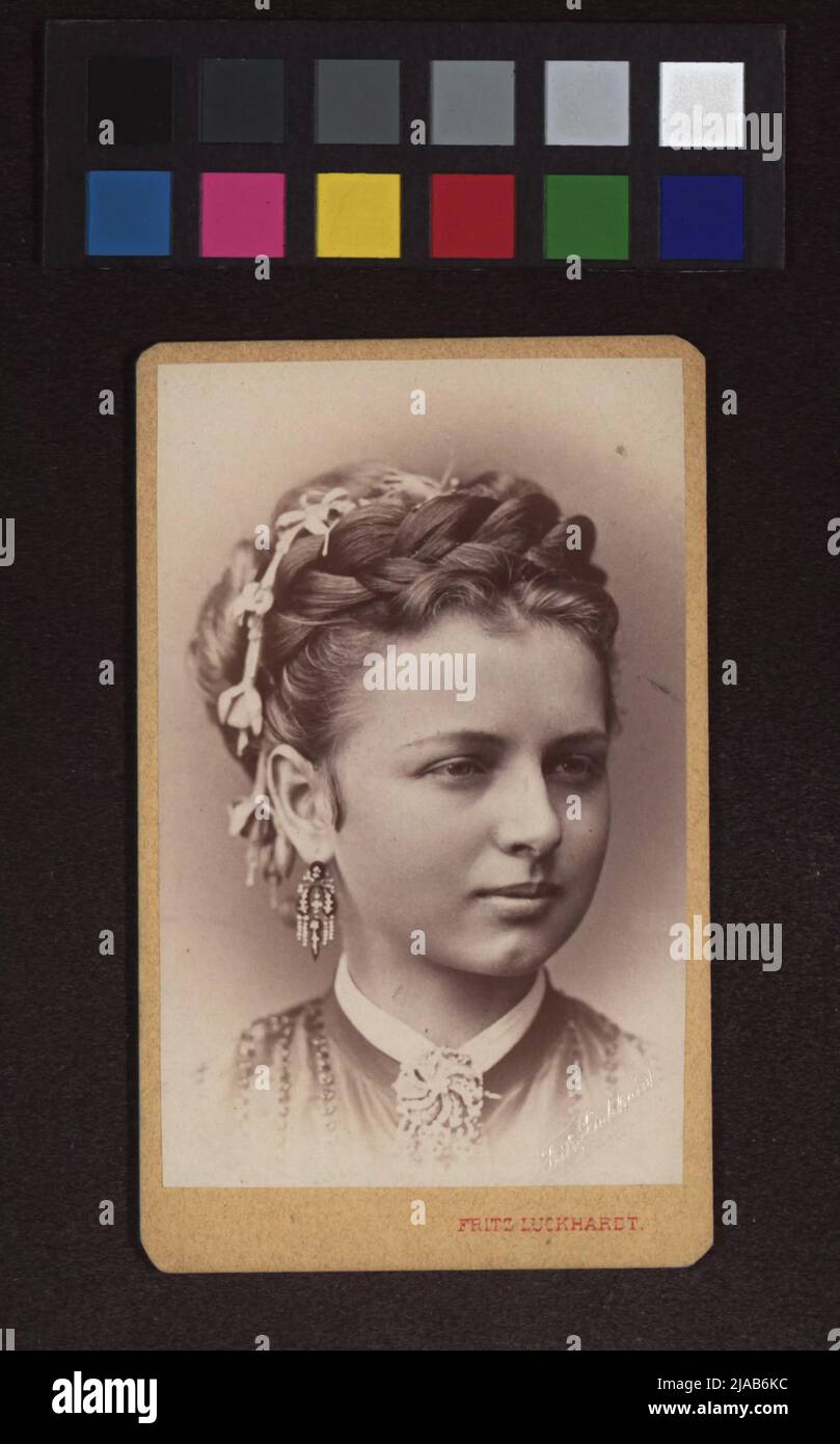 Bianca Luccas. Fritz Luckhardt (1843—1894), Photographer Stock Photo ...