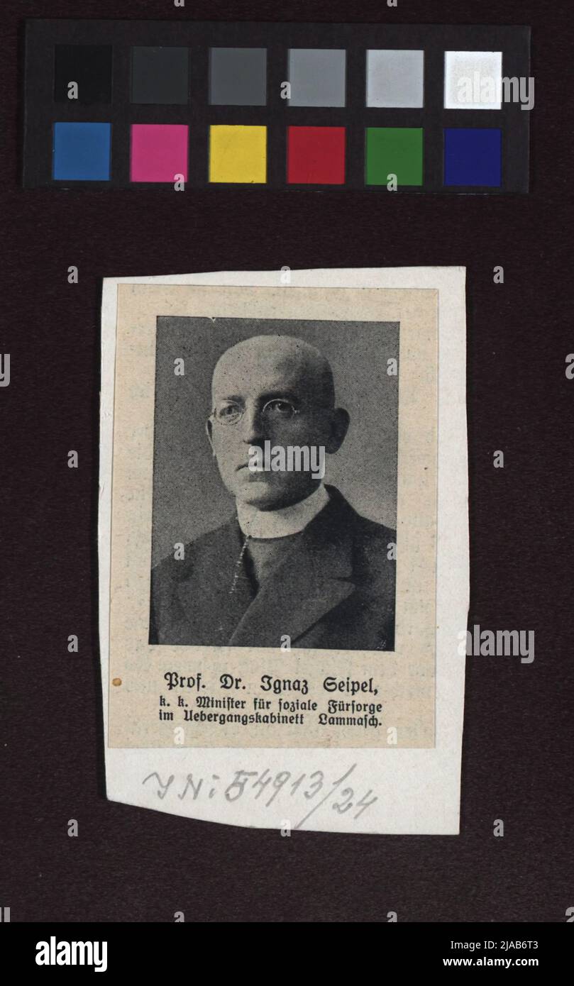 Ignaz Seipel (1876-1932), politician, clergyman (excerpt from the ...