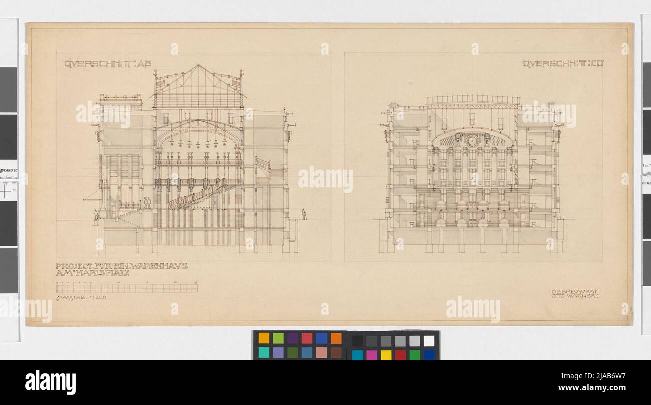Architectural drawings cross section hi-res stock photography and ...