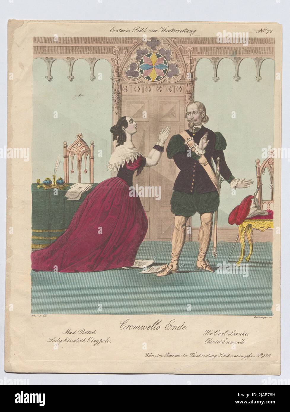 Mad. Rettish as Elisabeth Claypole and Mr. Carl Laroche as Olivier ...