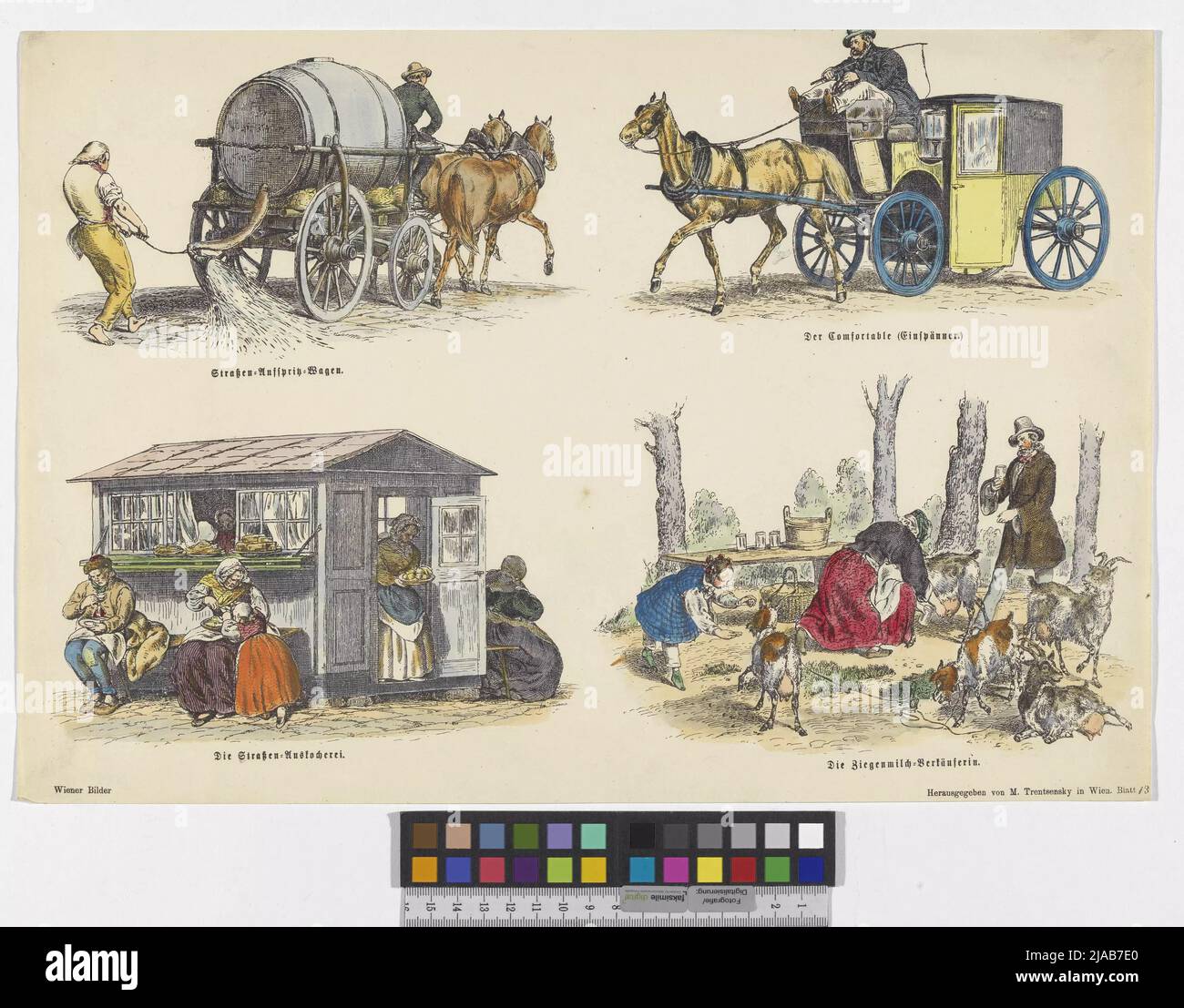 Wiener Pictures ", sheet No. 13:" Street Spritz car "," The Comfortable ...