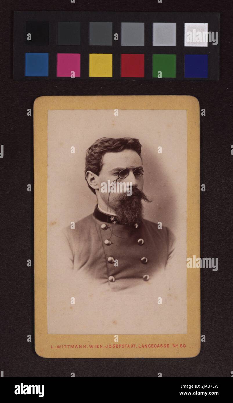 Unknown person. Leopold Wittmann (1840-1922), photographer Stock Photo ...