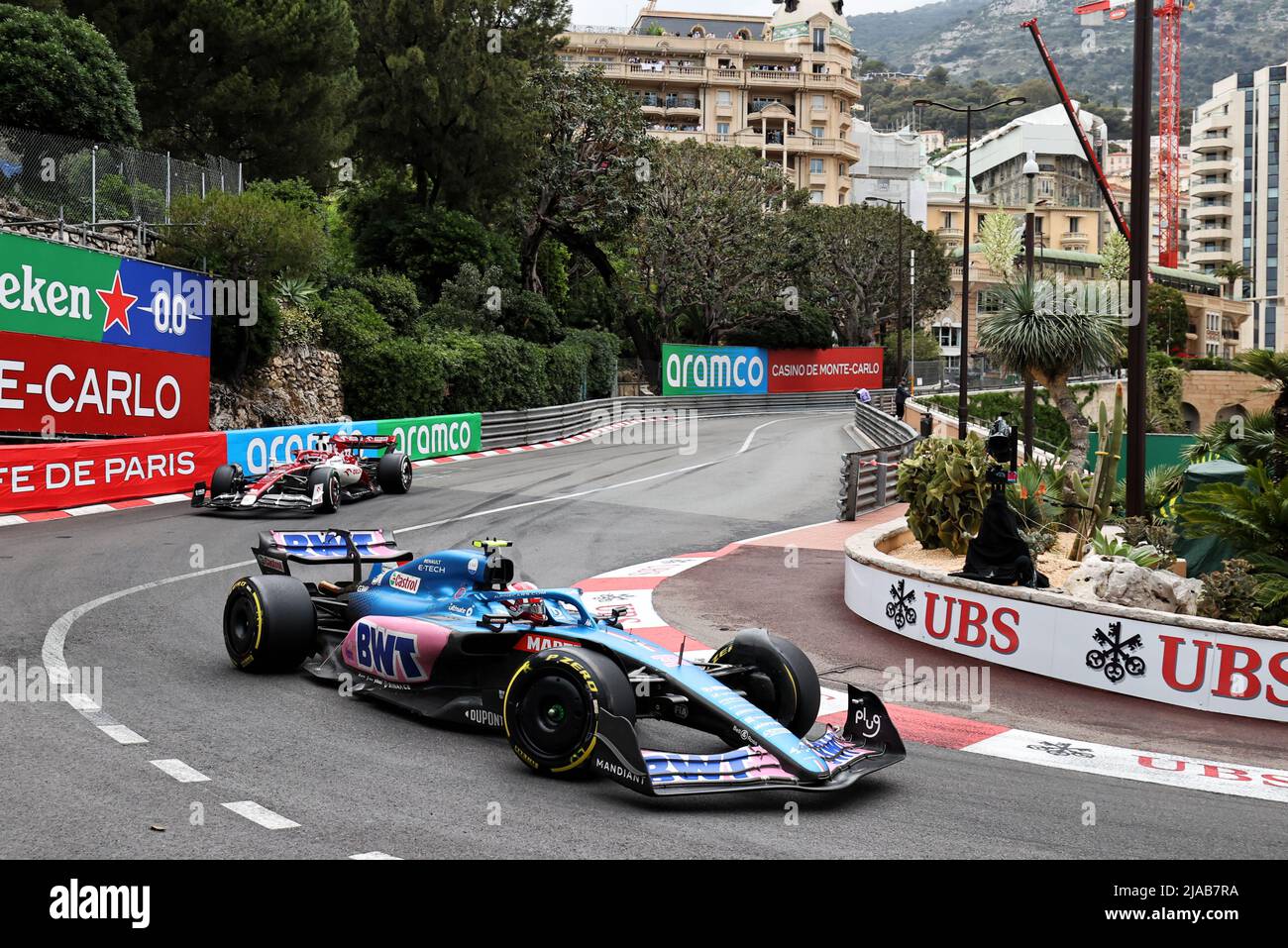 Esteban Ocon (FRA) Alpine F1 Team A522. Monaco Grand Prix, Sunday 29th May 2022. Monte Carlo ...