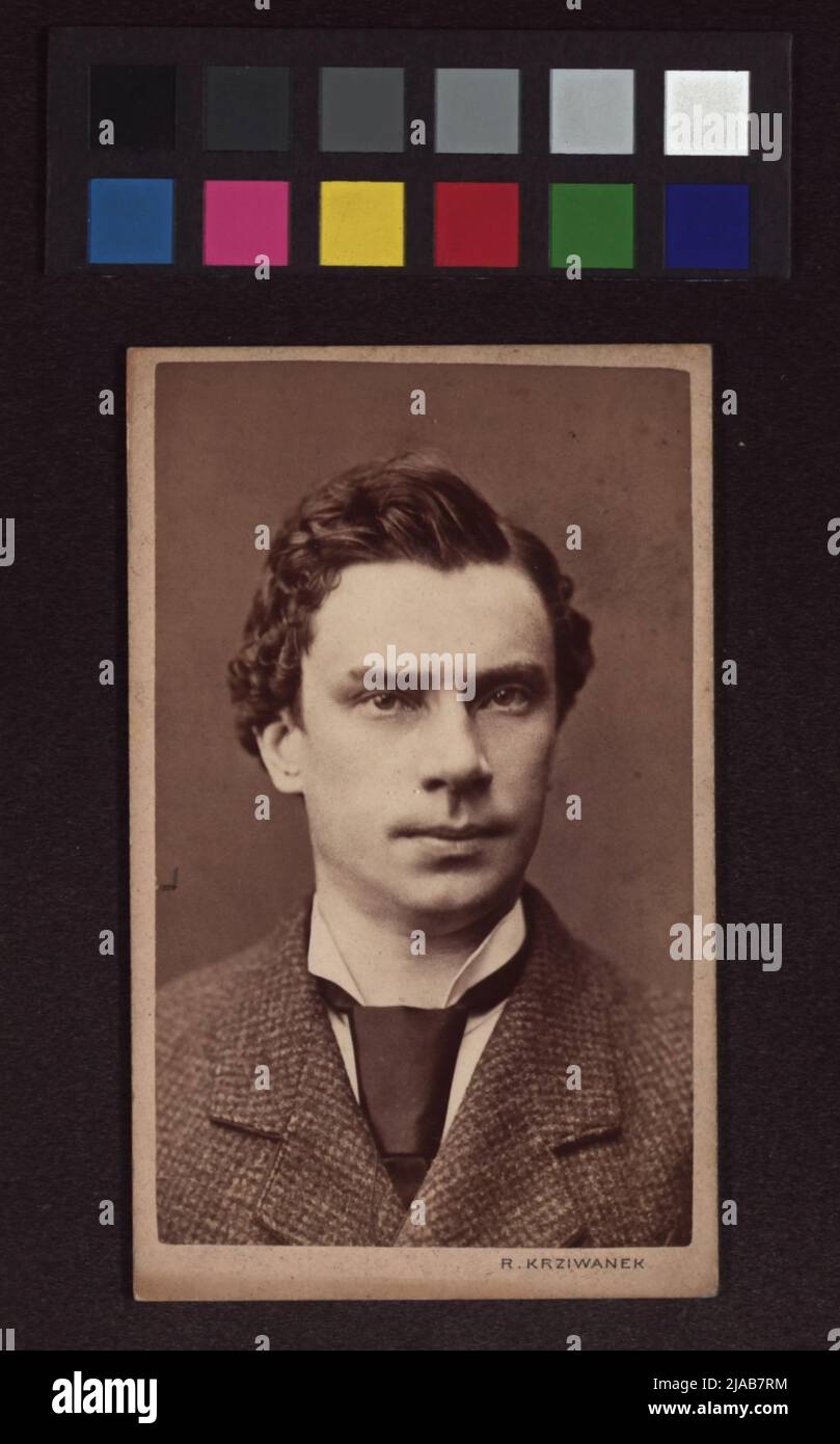Gustav Romani, actor. Rudolf Krziwanek (1843-1905), photographer Stock ...