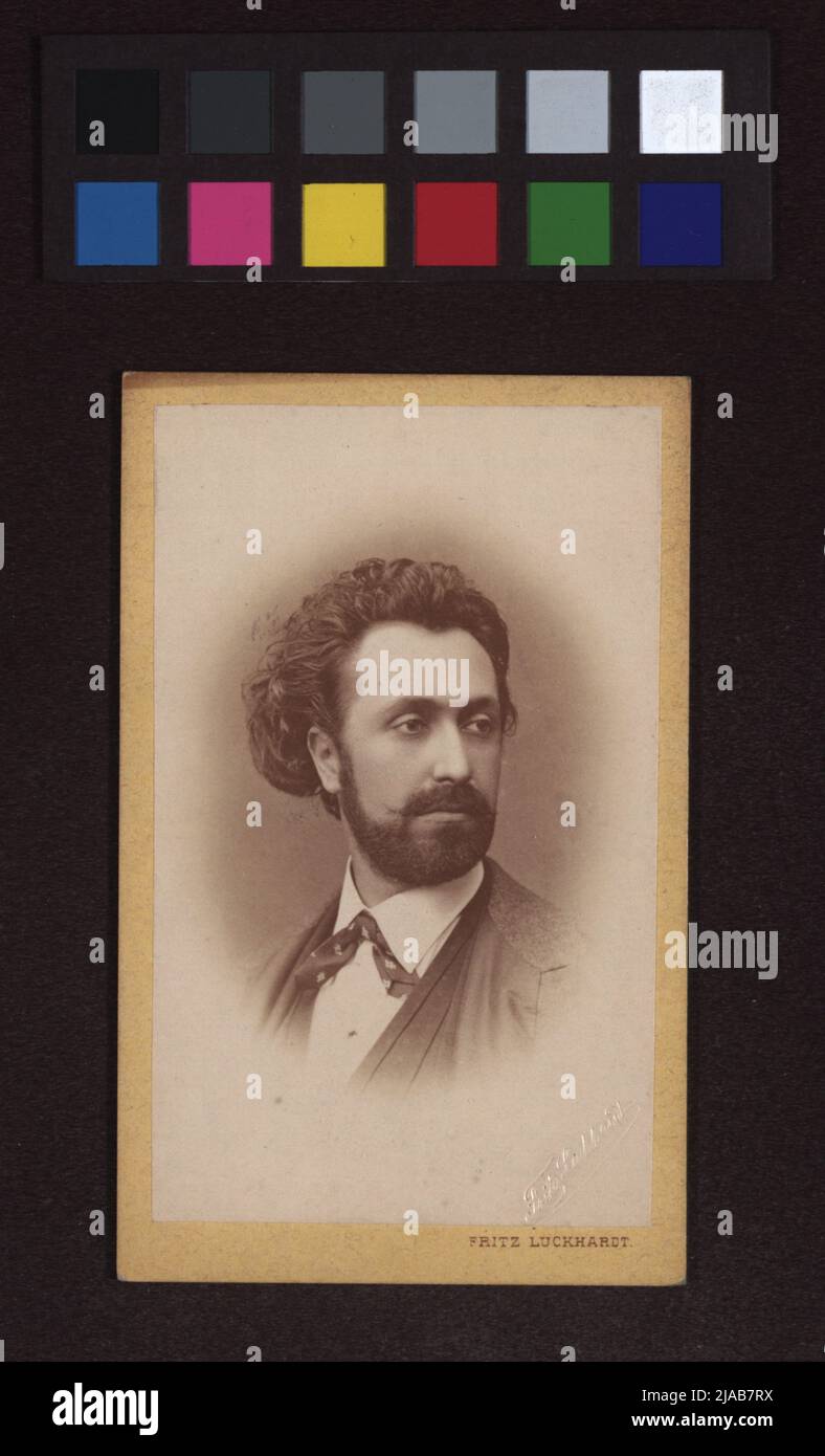 Louis of Bignio, opera singer. Fritz Luckhardt (1843-1894 ...