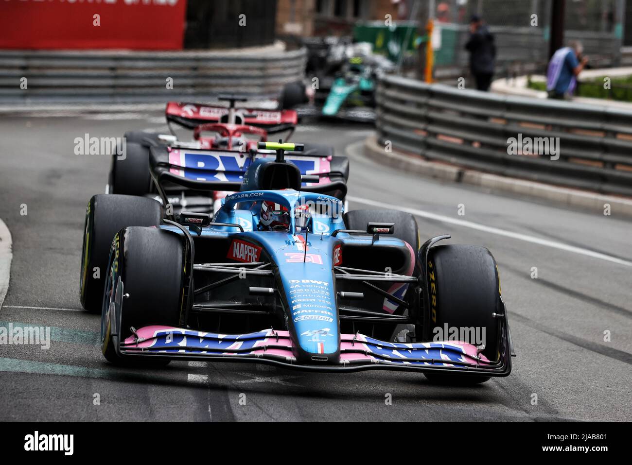 Esteban Ocon (FRA) Alpine F1 Team A522. Monaco Grand Prix, Sunday 29th May 2022. Monte Carlo ...