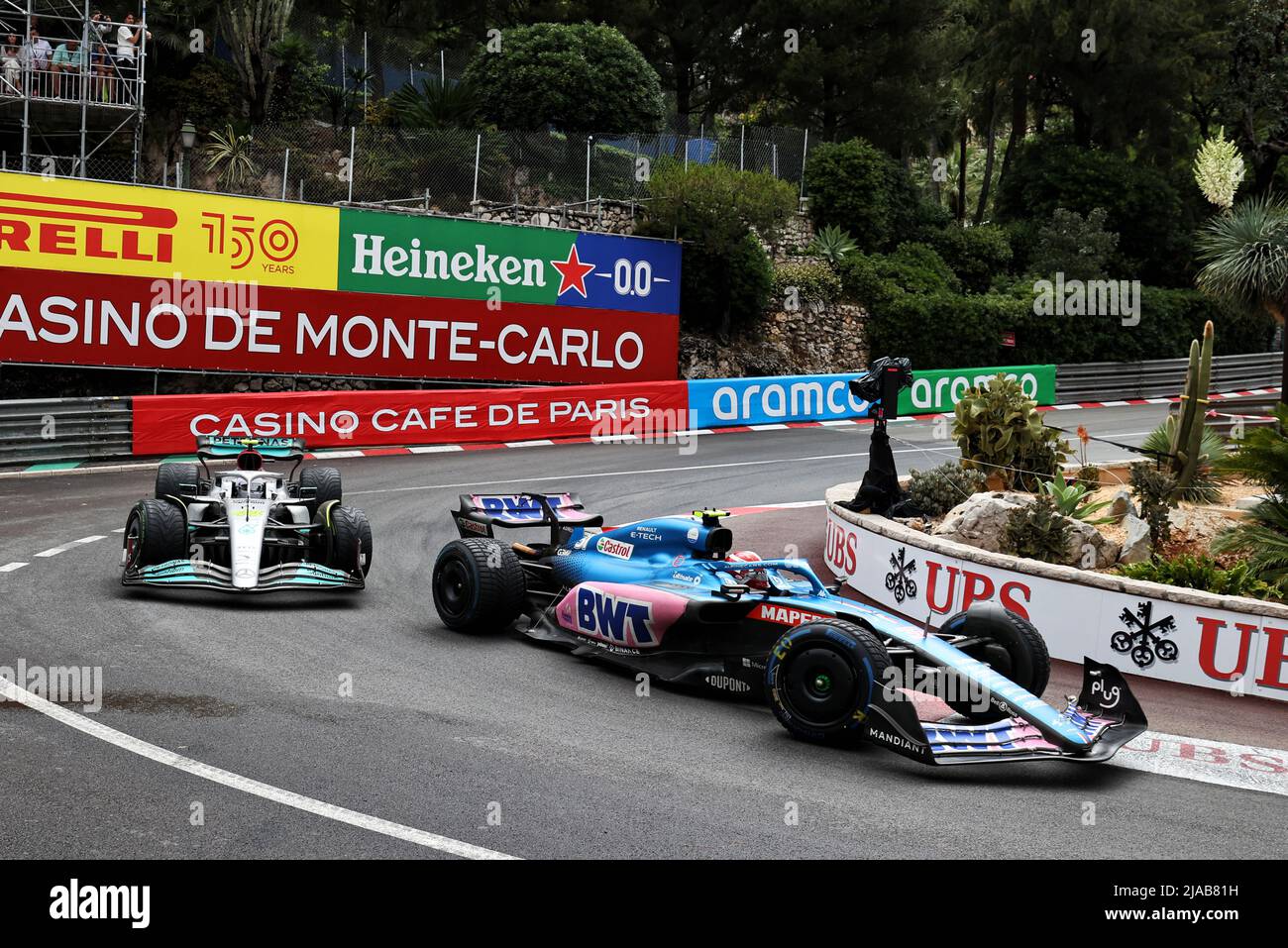 Esteban Ocon (FRA) Alpine F1 Team A522. Monaco Grand Prix, Sunday 29th May 2022. Monte Carlo ...
