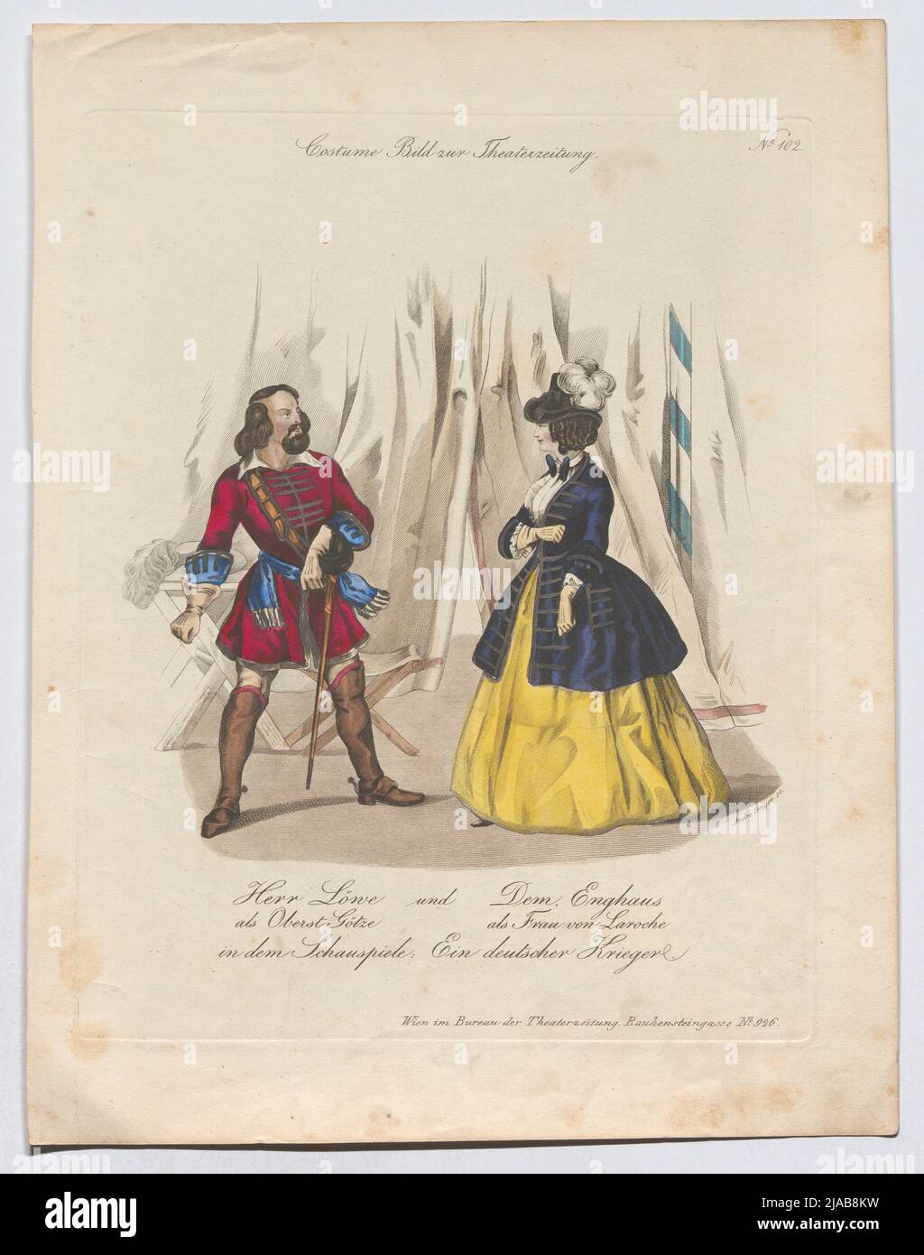 Mr. Löwe as Colonel Götze and the Enghaus as a wife of Laroche in "A ...