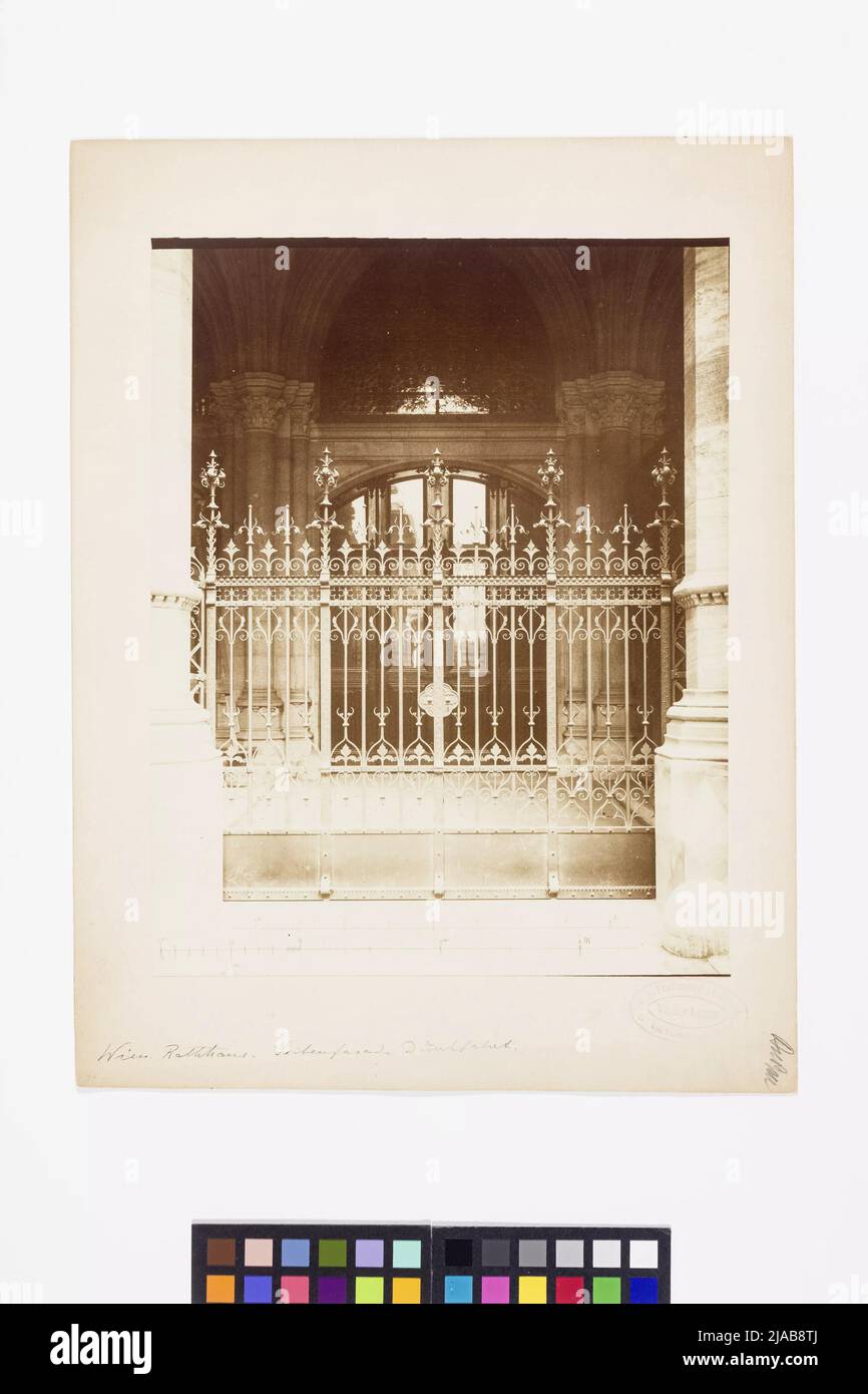 1st, town hall - side facade - passage gate. Victor Luntz (1840-1903 ...