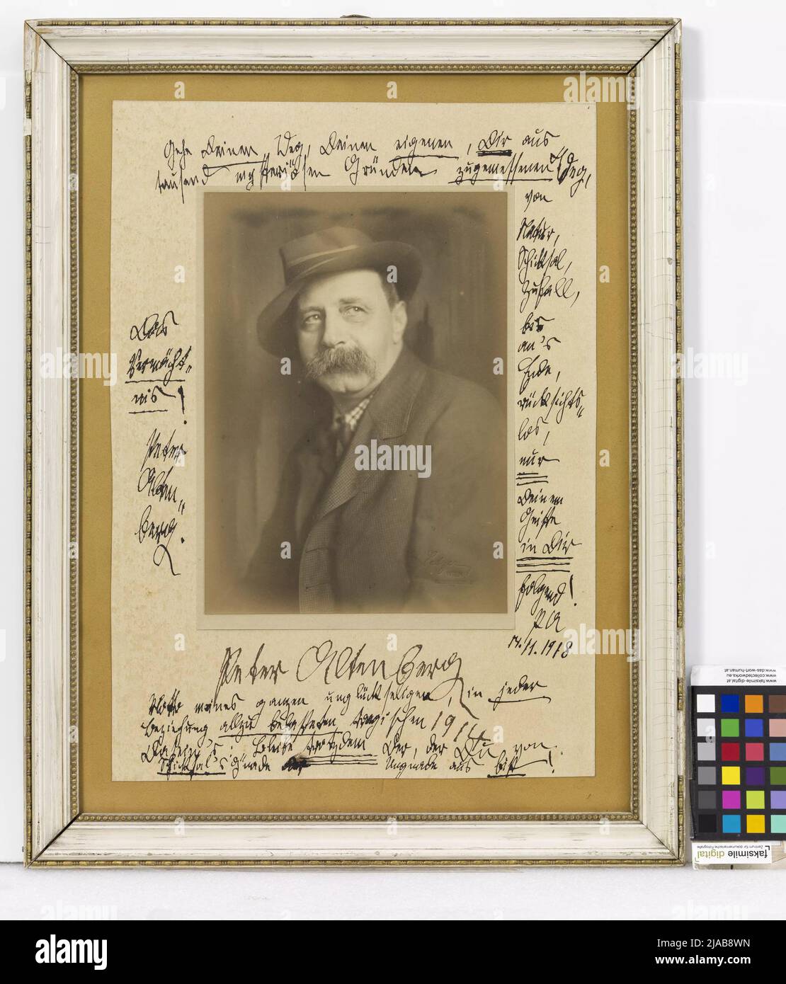 Portrait of Peter Altenberg. Peter Altenberg (1859-1919), Formerly ...
