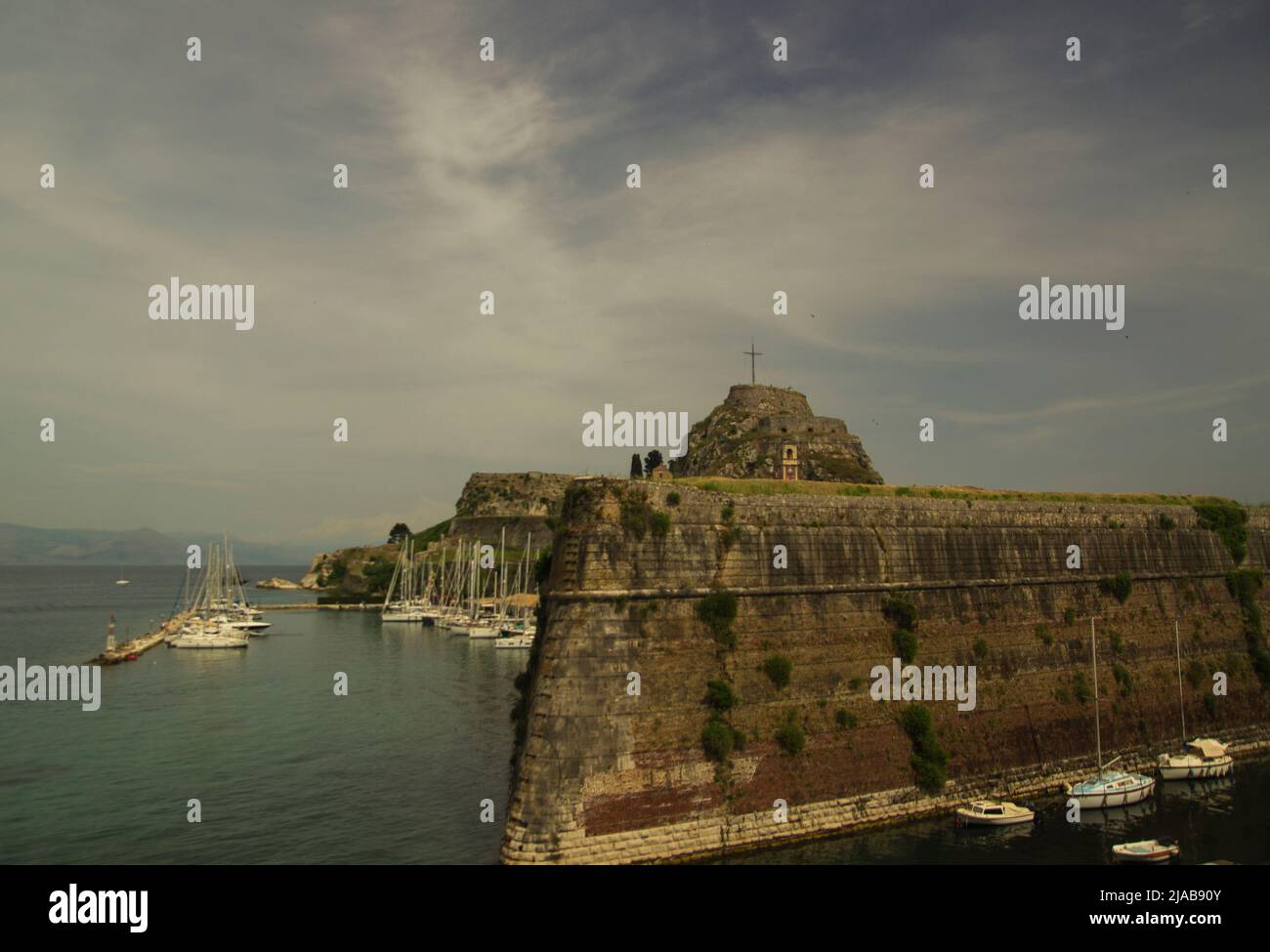 Fortress Corfu Grecce Stock Photo - Alamy