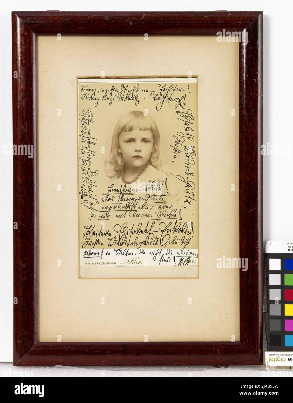 Portrait of Princess Elisabeth (Windisch-Grätz), child portrait. Peter ...
