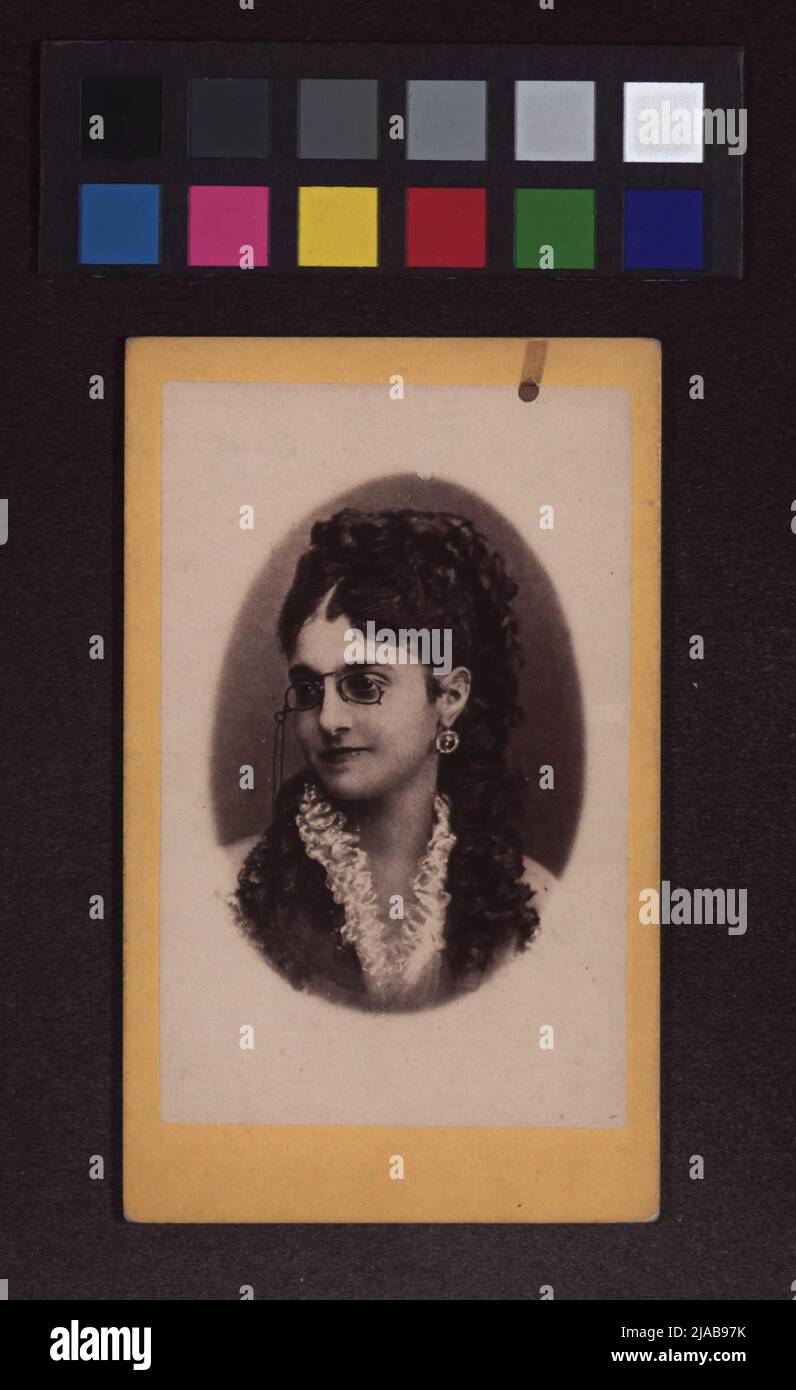 Adelina Patti (1843-1919), opera singer. Unknown, photographer Stock ...