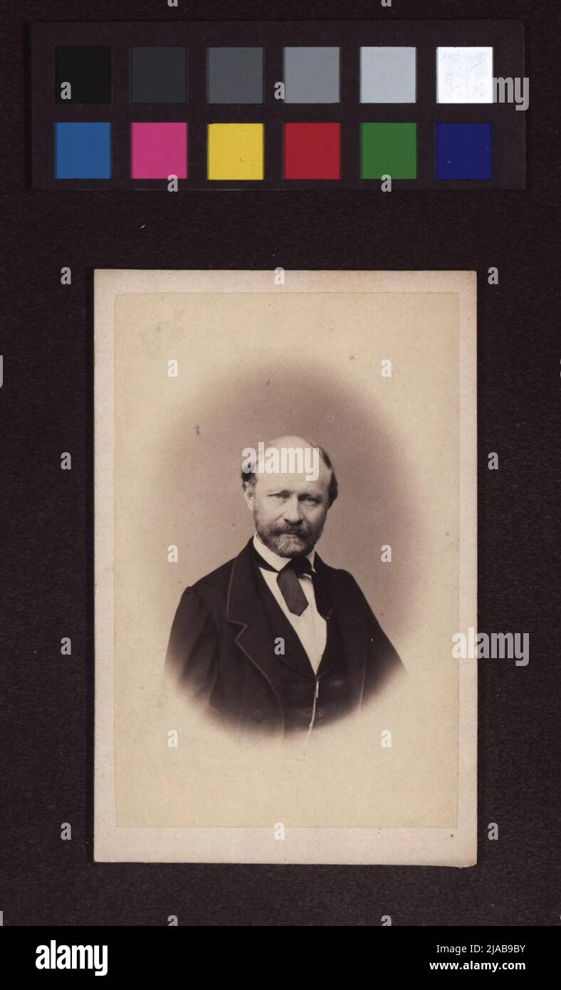 Friedrich Hebbel (1813-1863), poet. Emil Ronging (1823-1886 ...