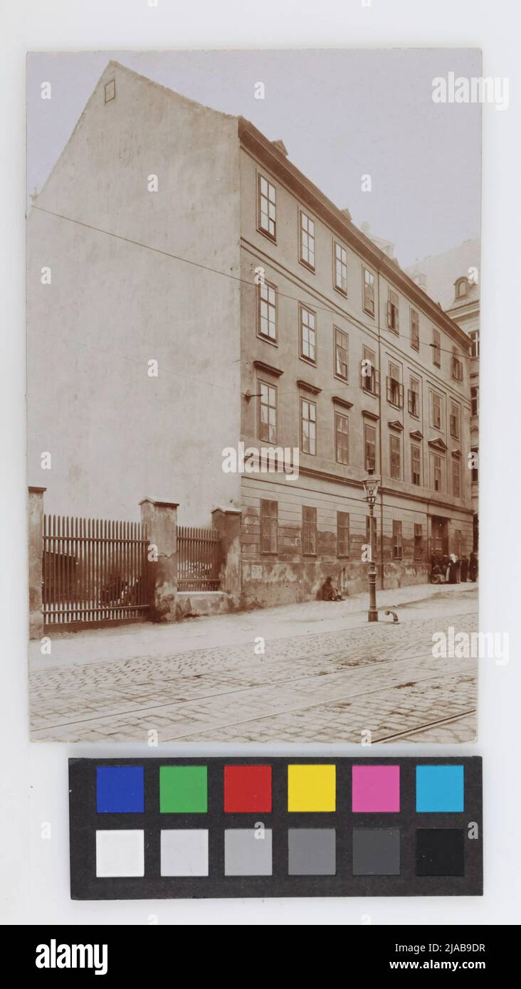 7., Kaiserstraße - the demolished monastery of the Lazarists, postcard ...