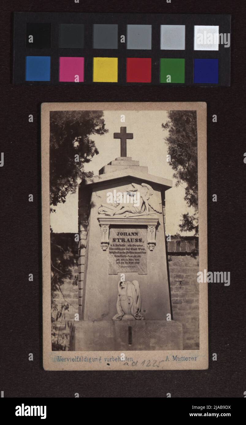 Tomb Johann Strauß Father (Döblinger Cemetery). Albin Mutterer (1806 ...