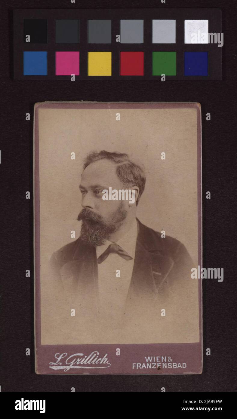 Richard Heuberger d.Ä. (1850-1914), composer. Ludwig Grillich (1856 ...