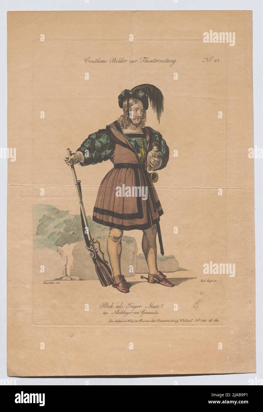 Karl Josef Pöck as hunter Max in "Nachtlager von Granada" (costume ...