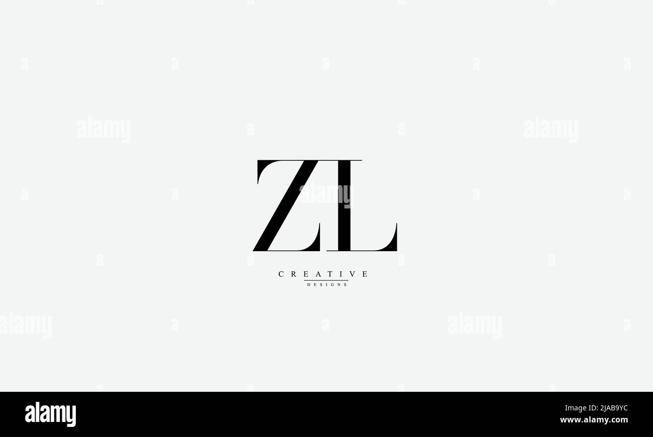 Alphabet letters Initials Monogram logo ZL LZ Z L Stock Vector Image ...