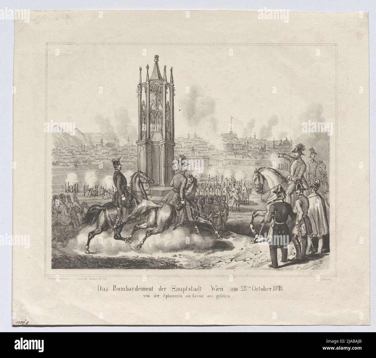 "The bombing of the capital Vienna on October 28, 1848.". Joseph ...