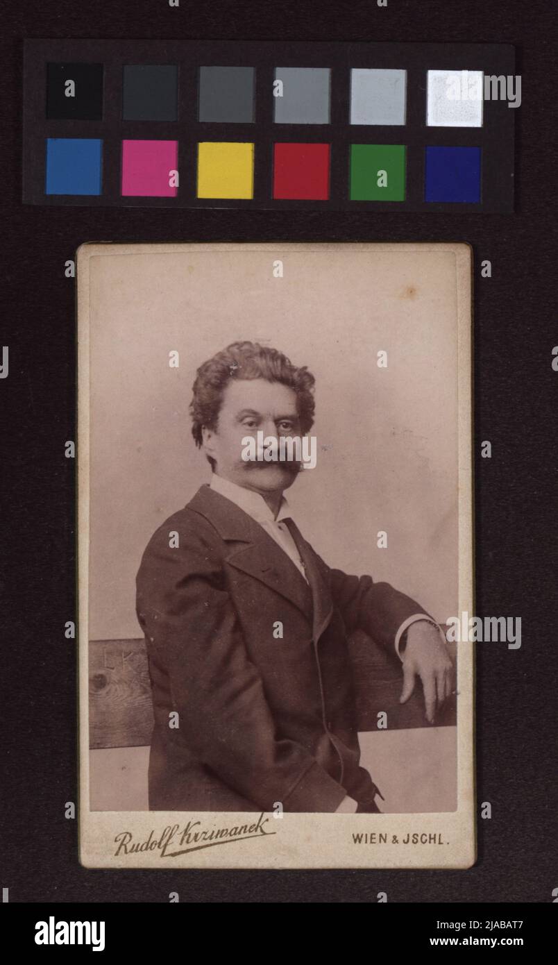 Johann Strauß, son (1825-1899), conductor and composer. Rudolf ...