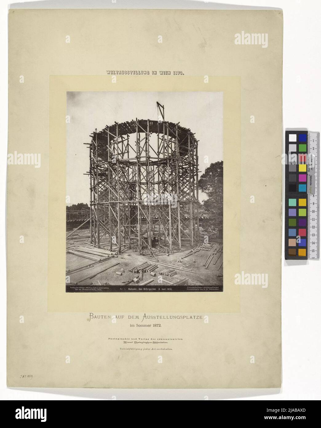 Rotunde: The medium frame. June 8, 1872 ". World Exhibition 1873 ...