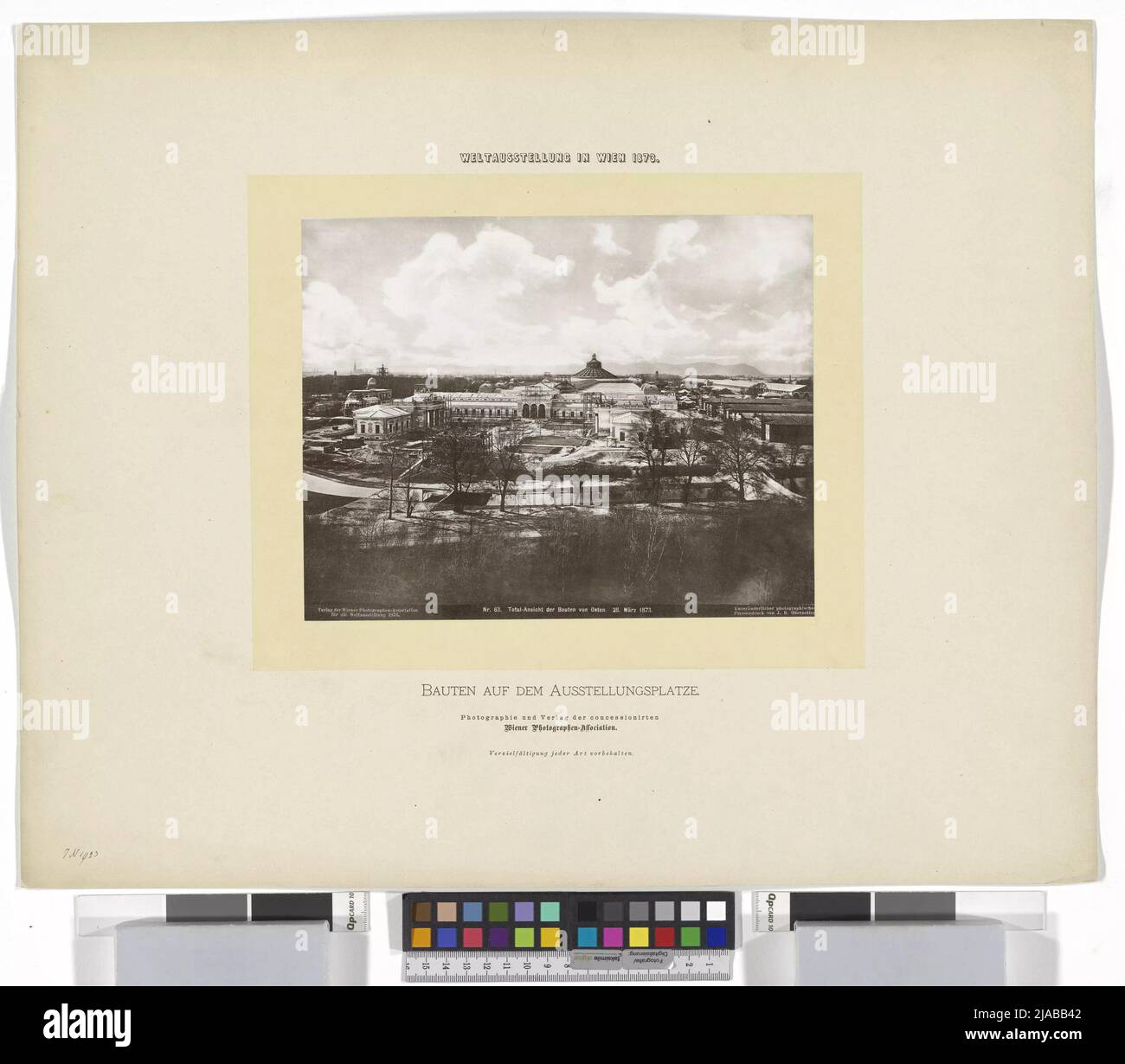 World Exhibition 1873: Total view of the buildings of the east (No. 63 ...