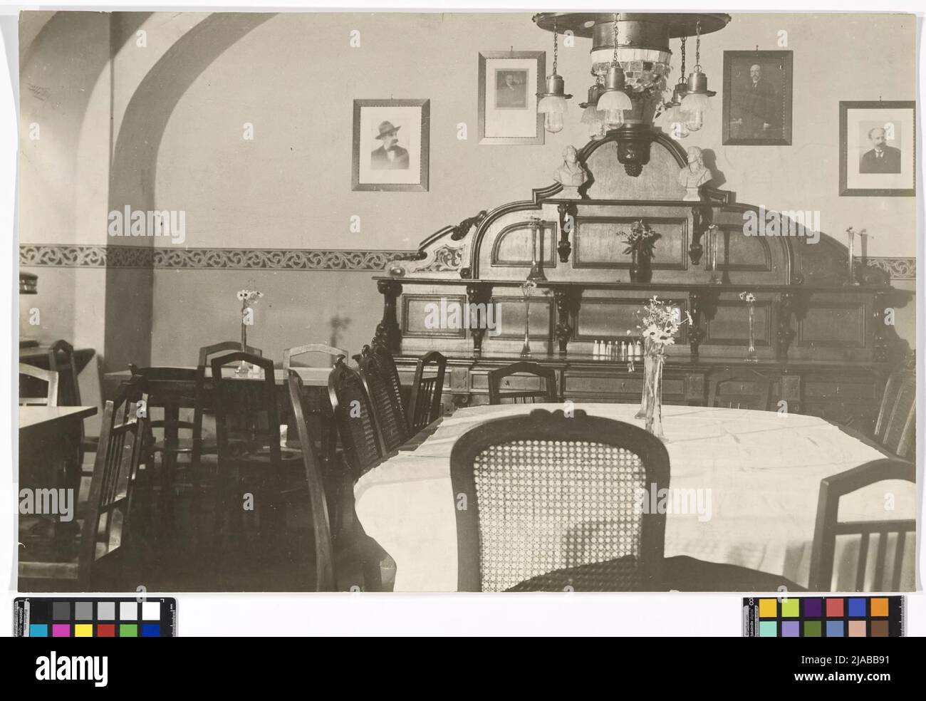 Student hostel - interior view - dining room. Unknown Stock Photo - Alamy