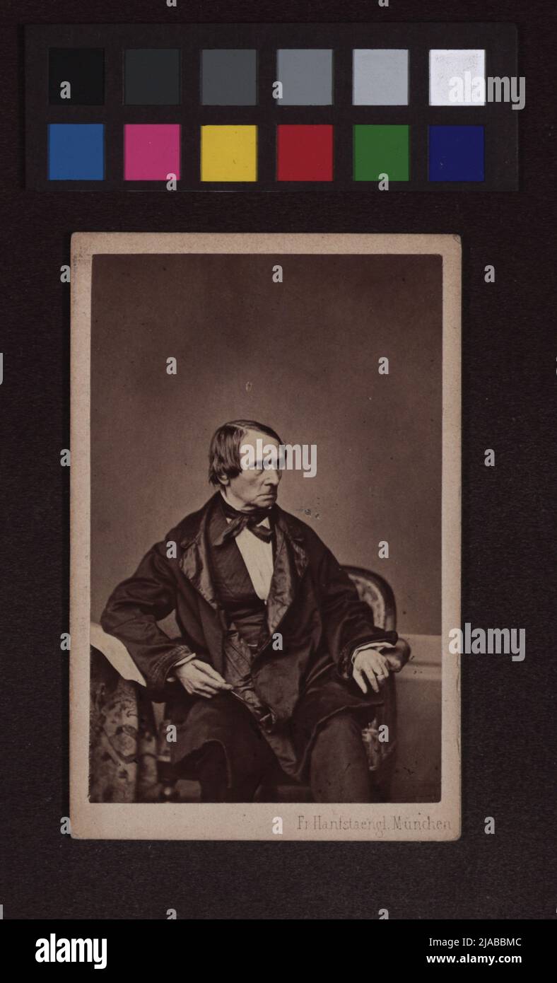 Peter von Cornelius, painter. Franz Seraph Hanfstaengl (Hanfstängl ...