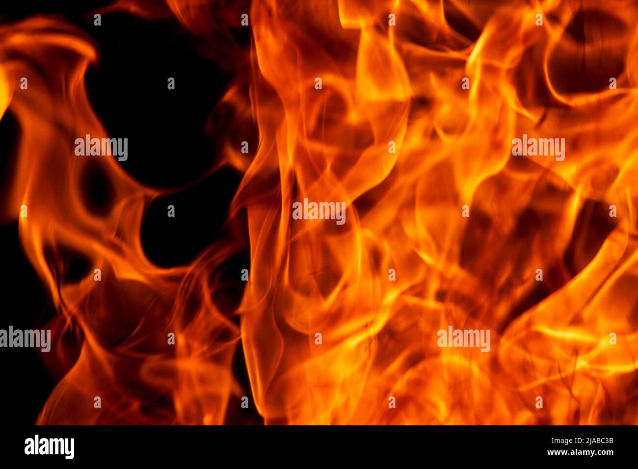 Abstract flame, fire flame texture, background. Blurred moving tongues ...
