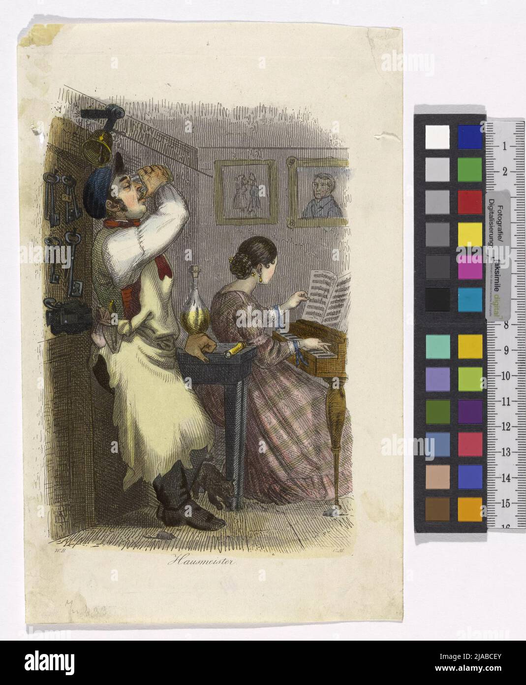 Caretaker. "(Illustration from" Vienna and the Wiener, in pictures from ...