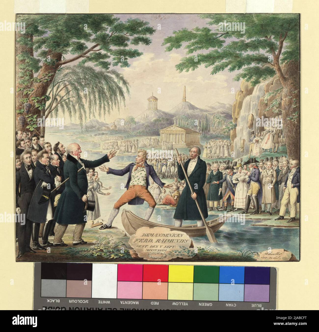 The memory Ferd. Raimunds died from Sept. Mdcccxxxvi ". The memory of Ferdinand Raimunds. Johann ...