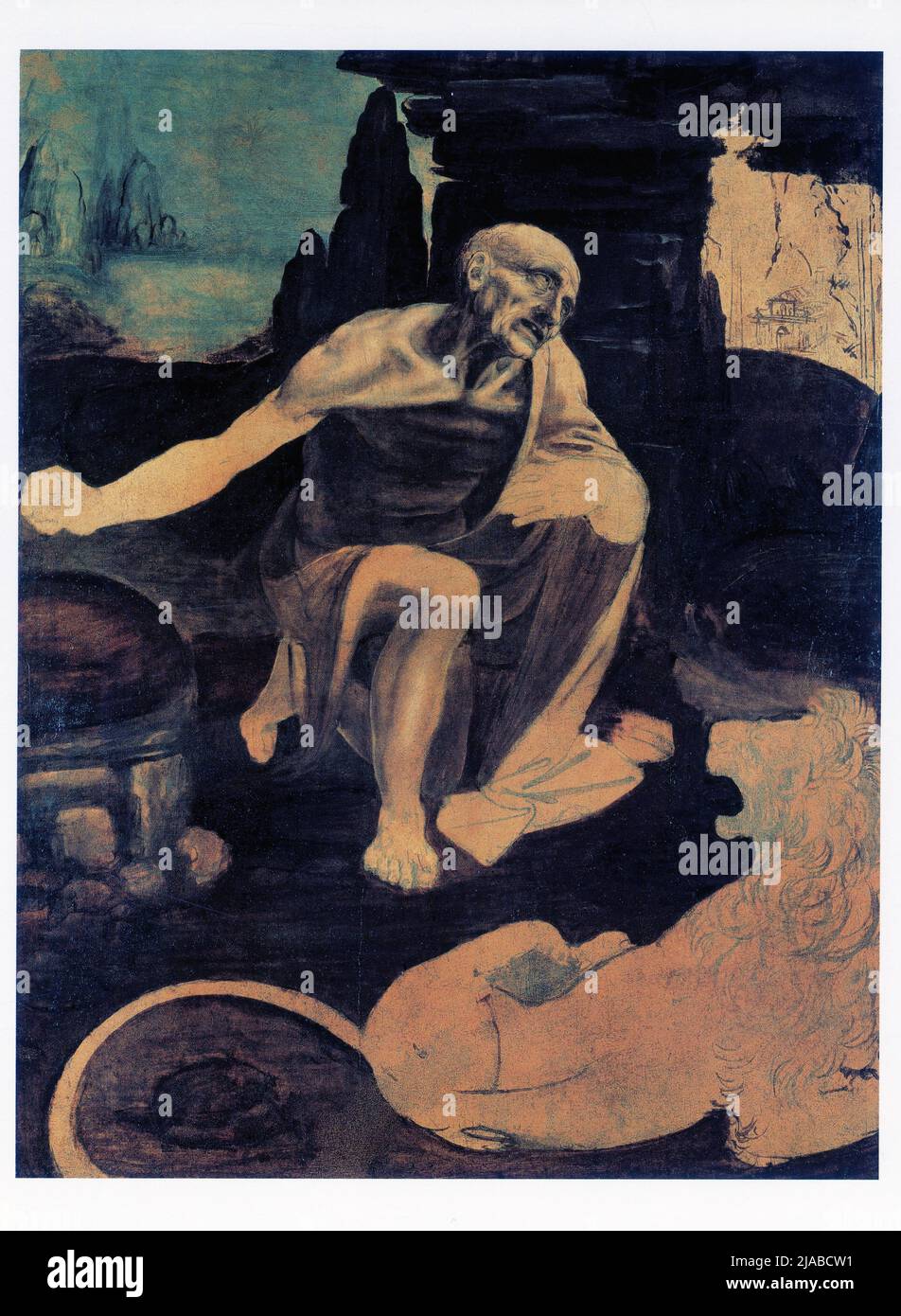 ST. HIERONYMUS. 1480-1482. OIL ON WOOD. 103 X 75 CM Stock Photo - Alamy