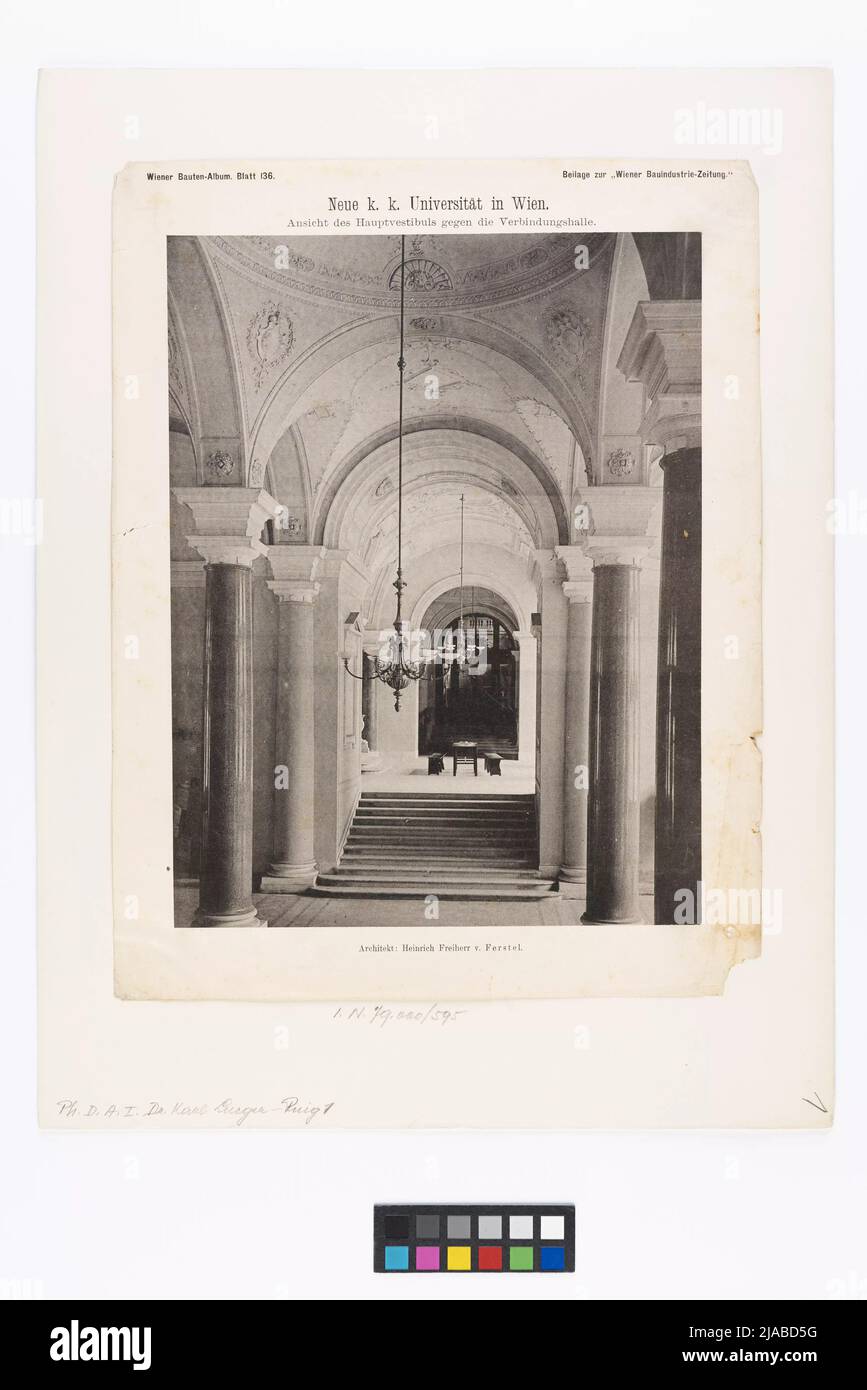 1., University ring 1 - University - Interior view - Vestibül - View ...