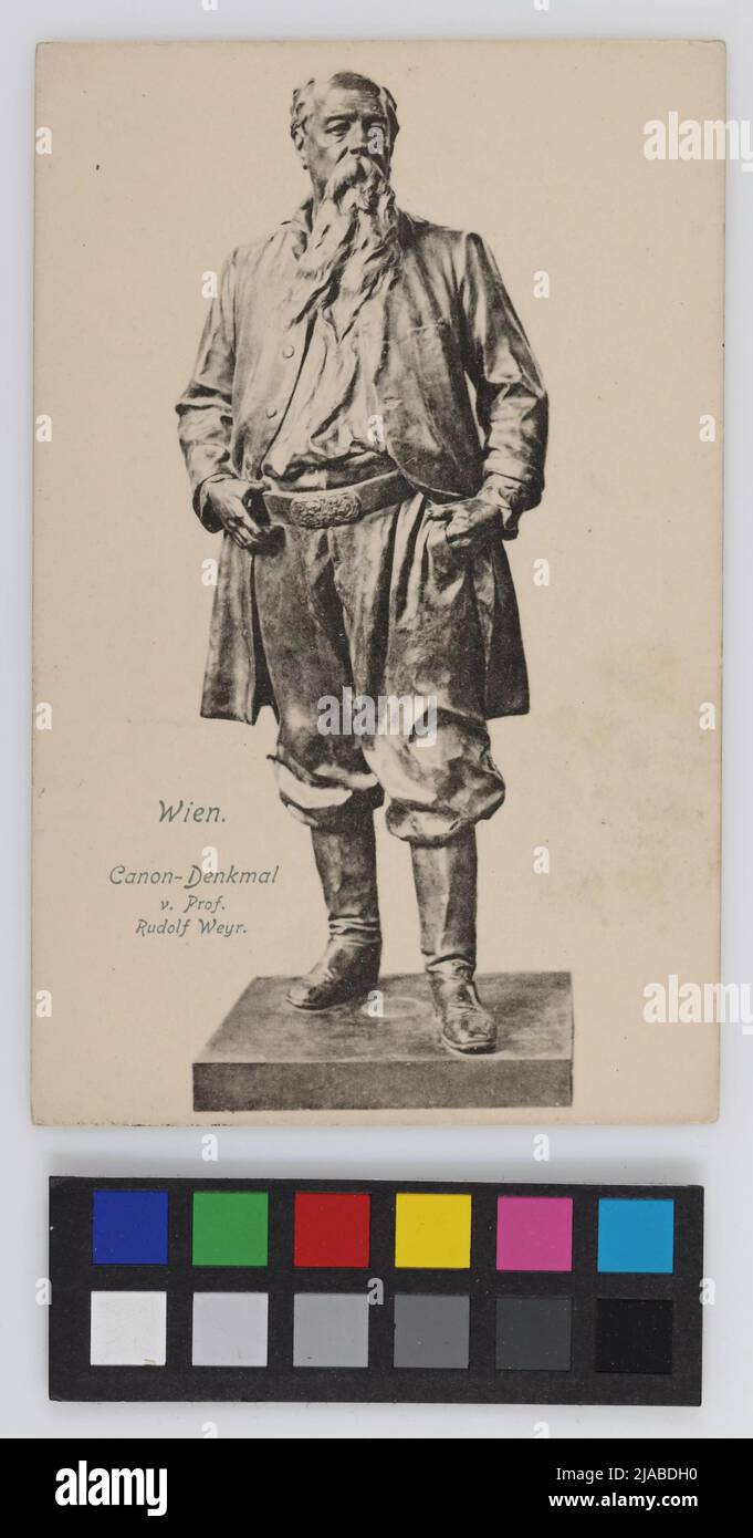 Vienna. Canon monument v. Prof. Rudolf Weyr .. Brothers Kohn KG (B. K ...