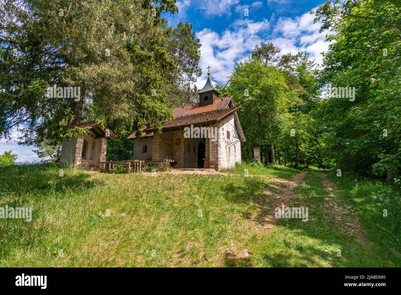 Popular circular hiking trail between Fridingen and Beuron in the Upper ...