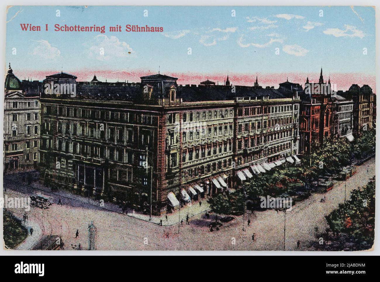Vienna I Schottenring with Sühnhaus. Sperlings Postkartenverlag (M. M ...
