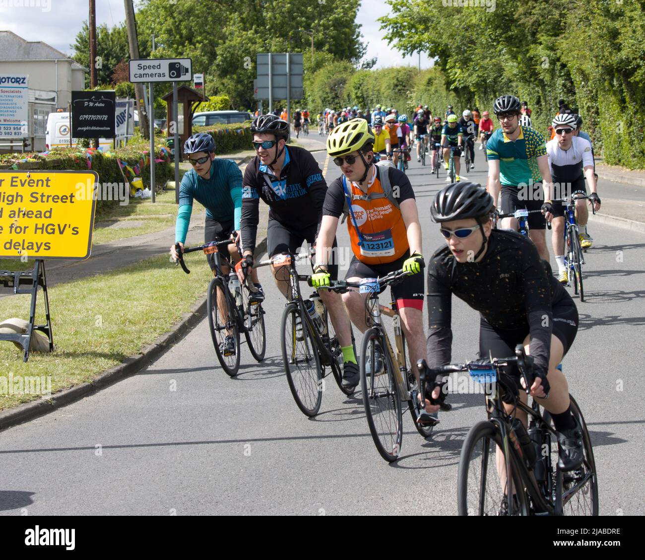 Entrants Competitors Charity Cycling Event RideLondon Fyfield Essex ...