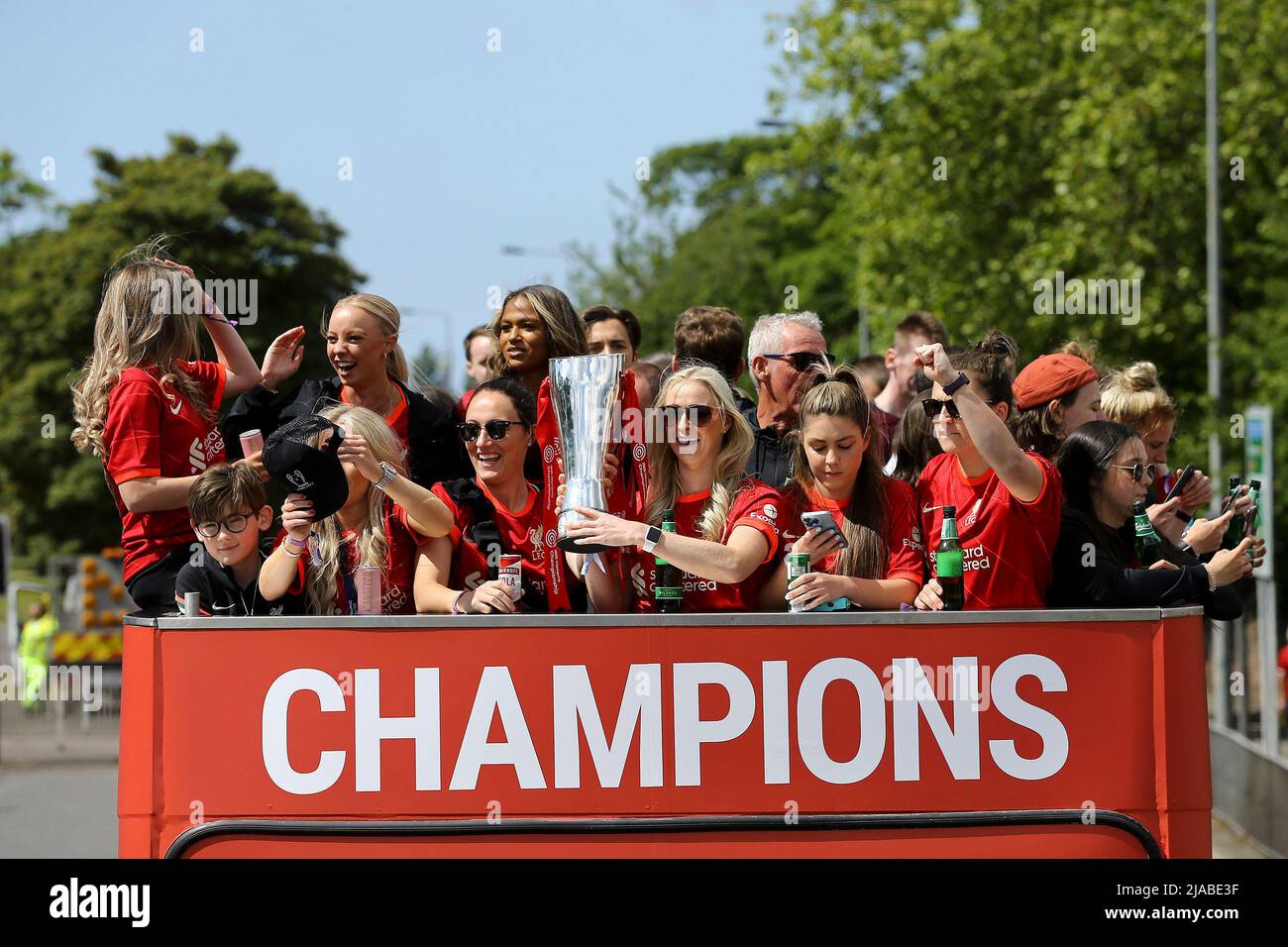 Liverpool, UK. 29th May, 2022. Liverpool Football Club victory parade ...