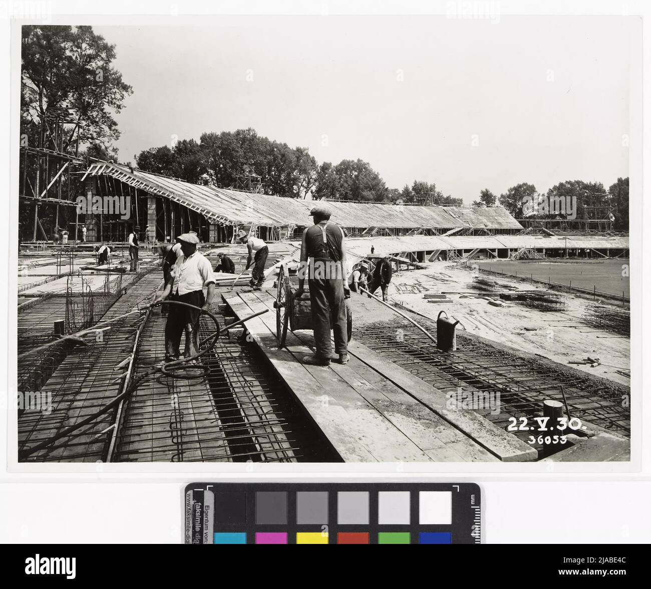 2nd, Prater - Stadium - Praterstadion construction site; View against ...