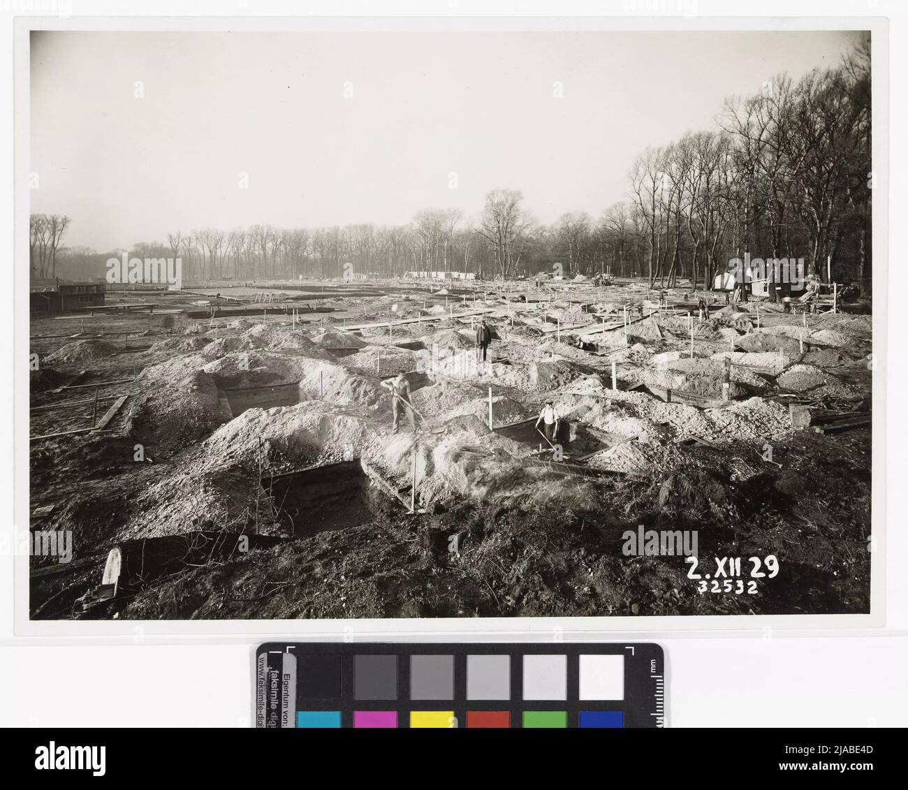 2nd, Prater - Stadium - Praterstadion construction site - view against ...