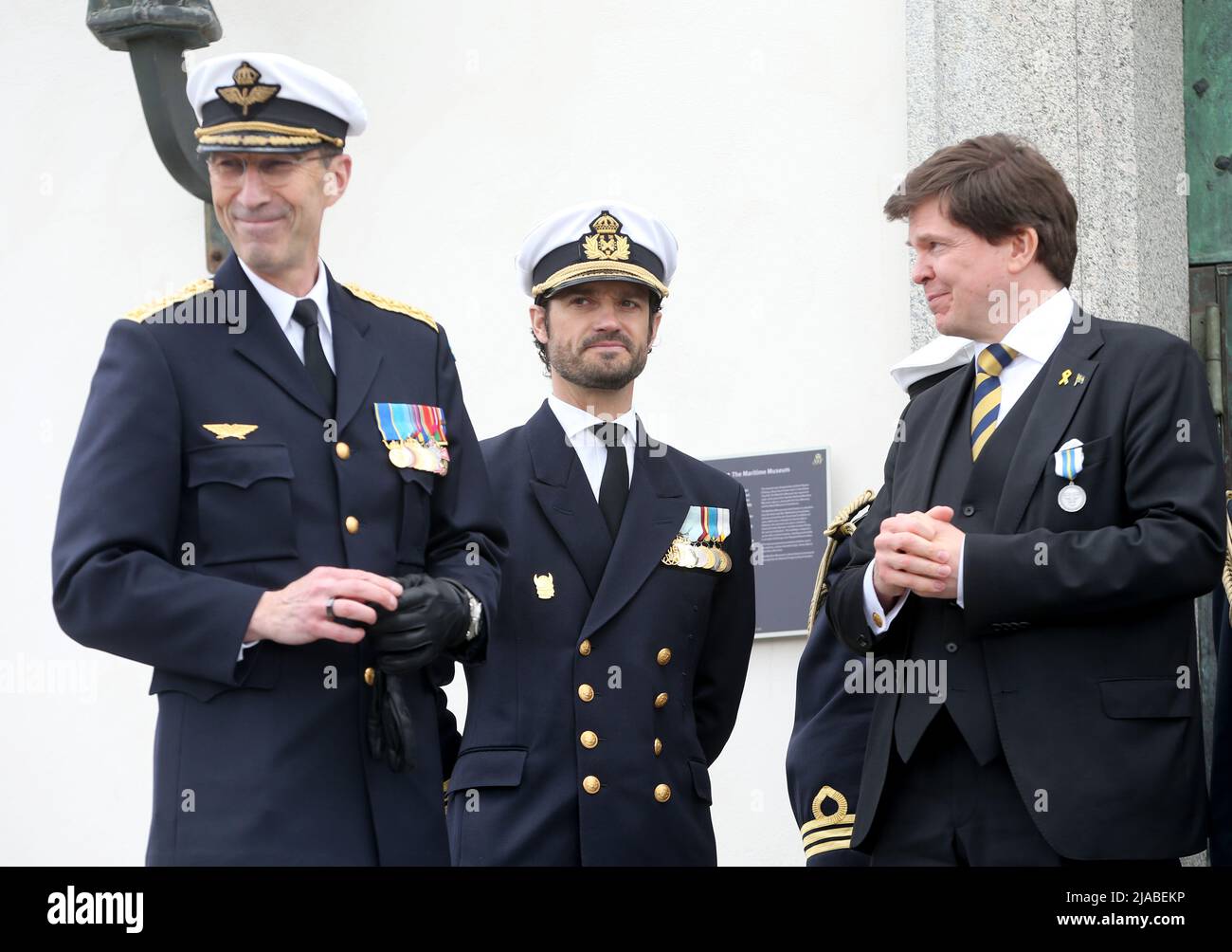 STOCKHOLM 20220529 Commander In Chief Micael Bydén, Prince Carl Philip ...