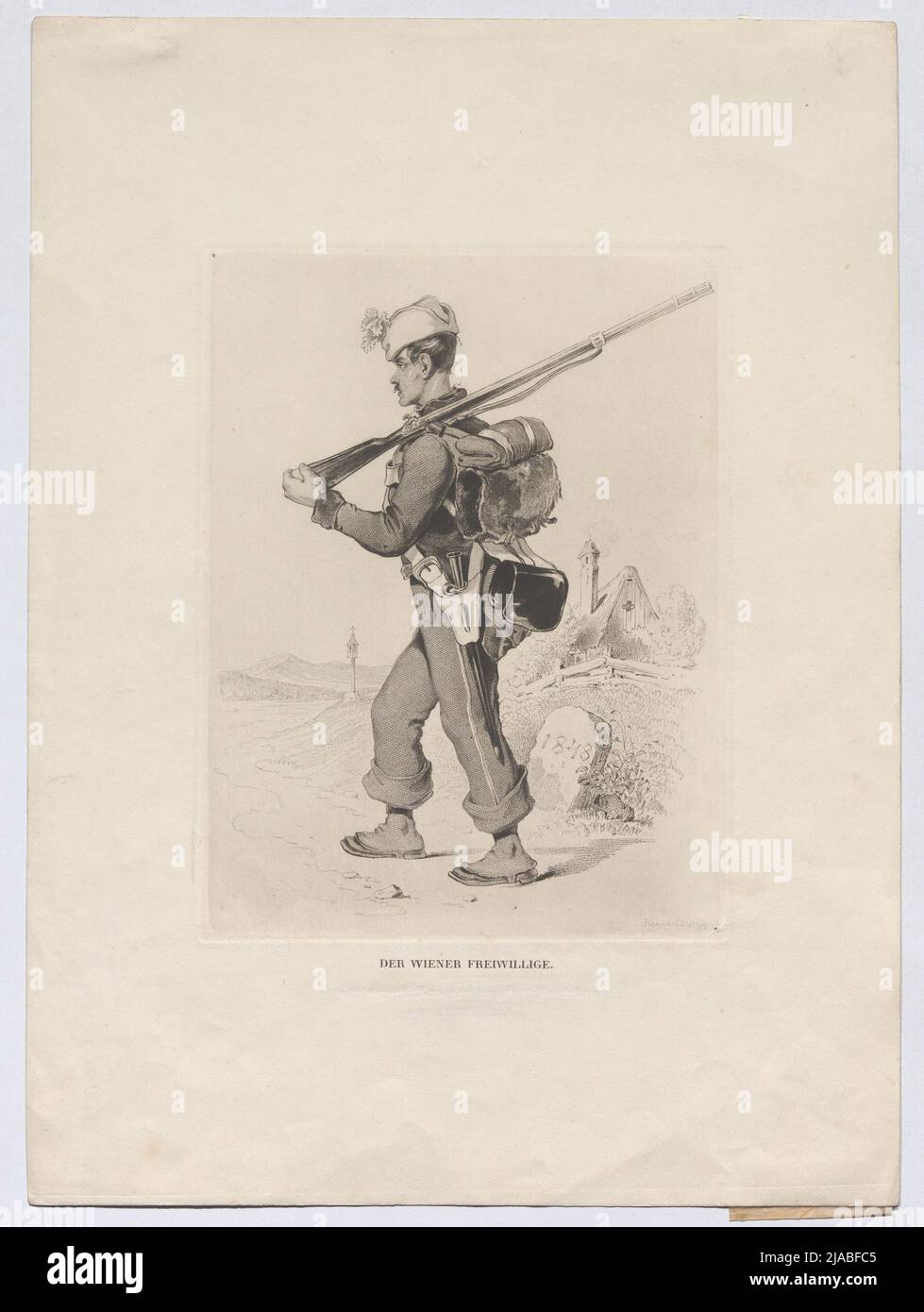 "The Viennese volunteer." (in Italy 1848) (Supplement to "Faust ...