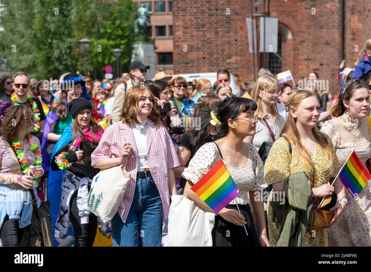 Aarhus pride parade 2022 on 28 May 2022 in Aarhus, Denmark Stock Photo ...