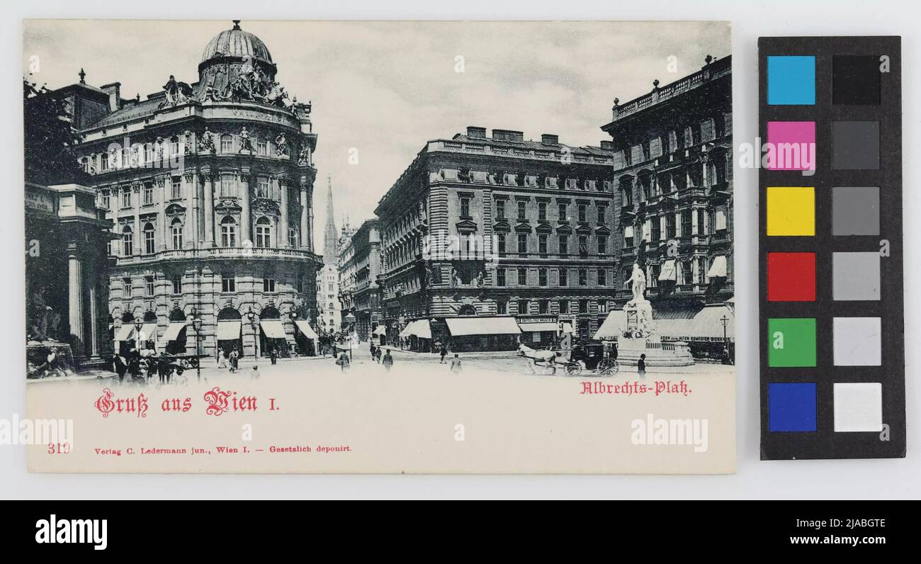 Greetings from Vienna I. Albrechts-Platz .. Carl (Karl) Ledermann jun ...