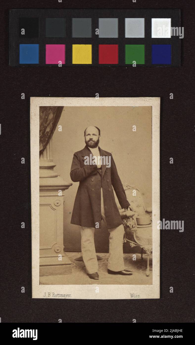 Franz Blümel. Johann B. Rottmayer (1831-1907), photographer Stock Photo ...