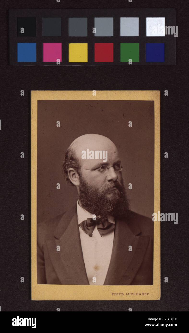 Franz Betz, opera singer (baritone). Fritz Luckhardt (1843-1894 ...