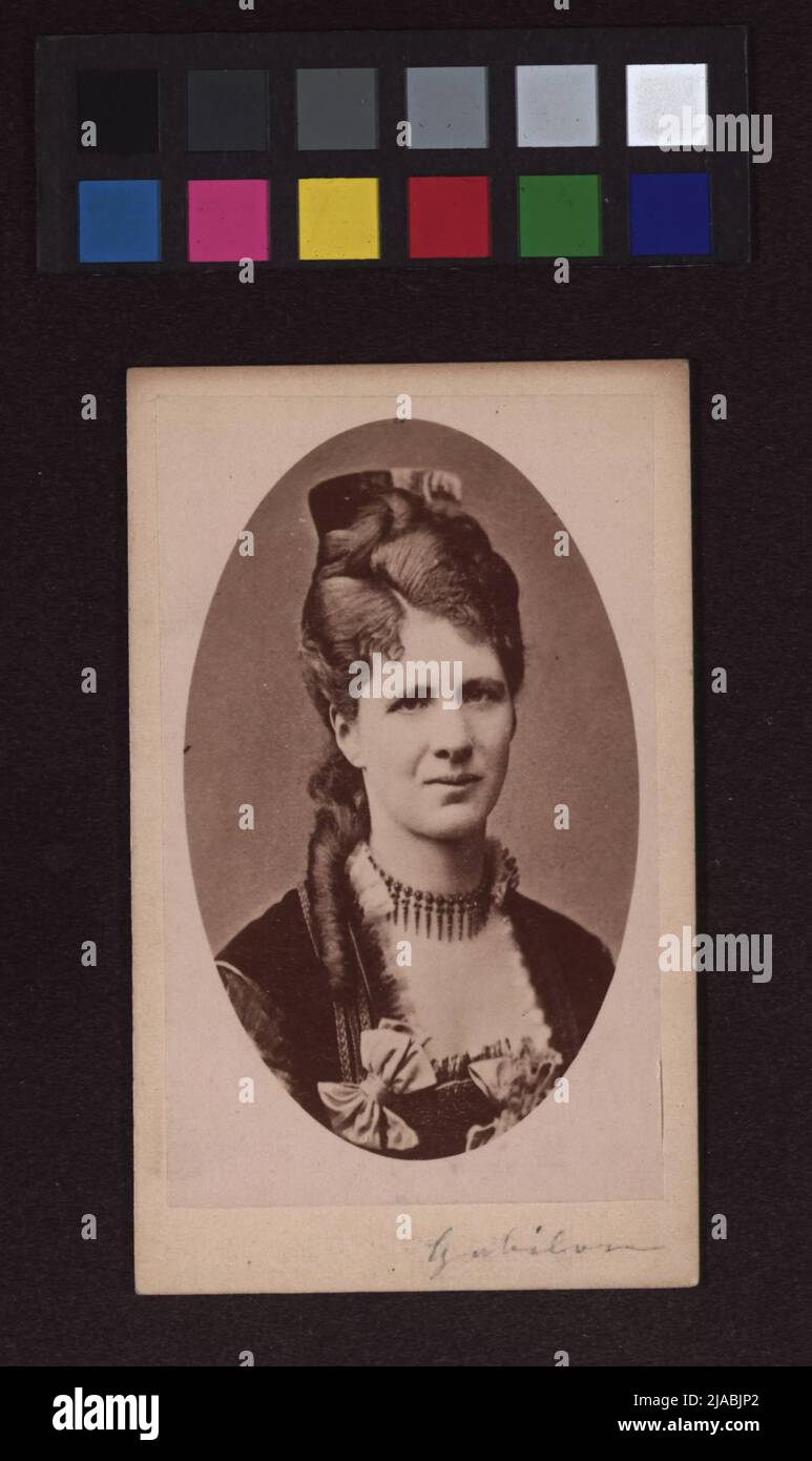 Zerline Gabillon (1834-1892), actress. Unknown, photographer Stock ...