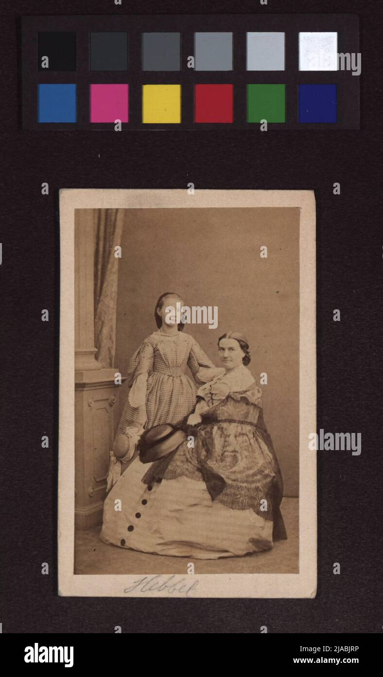 Christine Hebbel (1817-1910), actress. Amand Schlossarek, Photographer ...